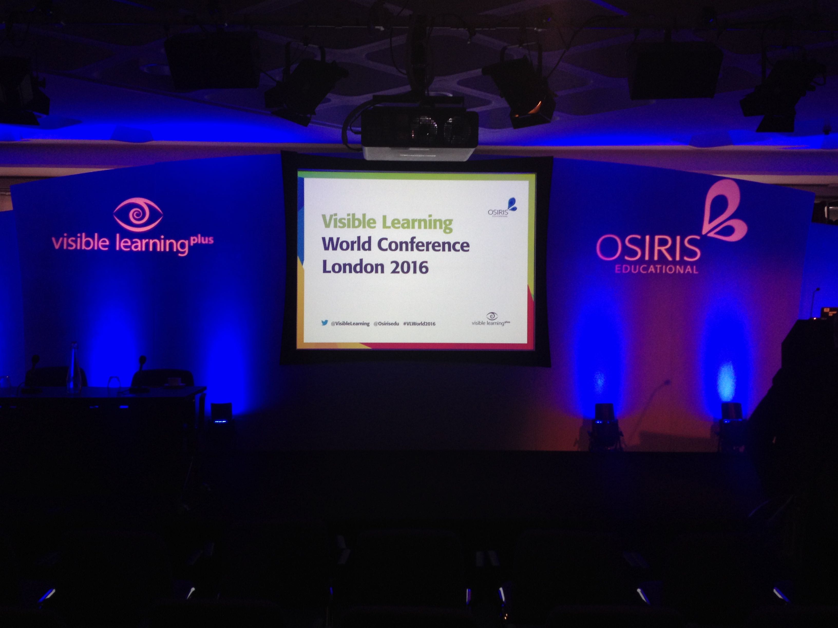 Visible Learning World Conference - Day 1 - VISIBLE LEARNING